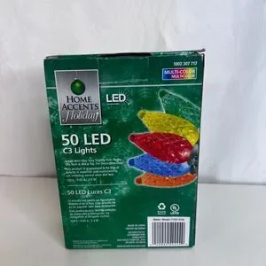Home Accents | Holiday | Home Accents Holiday 5 Led C3 Lights Multi ...